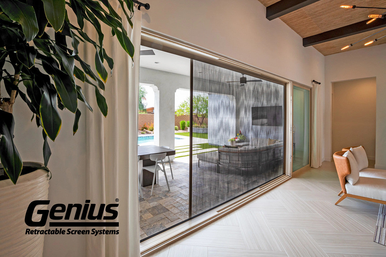 GENIUS® ZIGZAG The Retractable Single Screen Panel – Shade Screen Solutions
