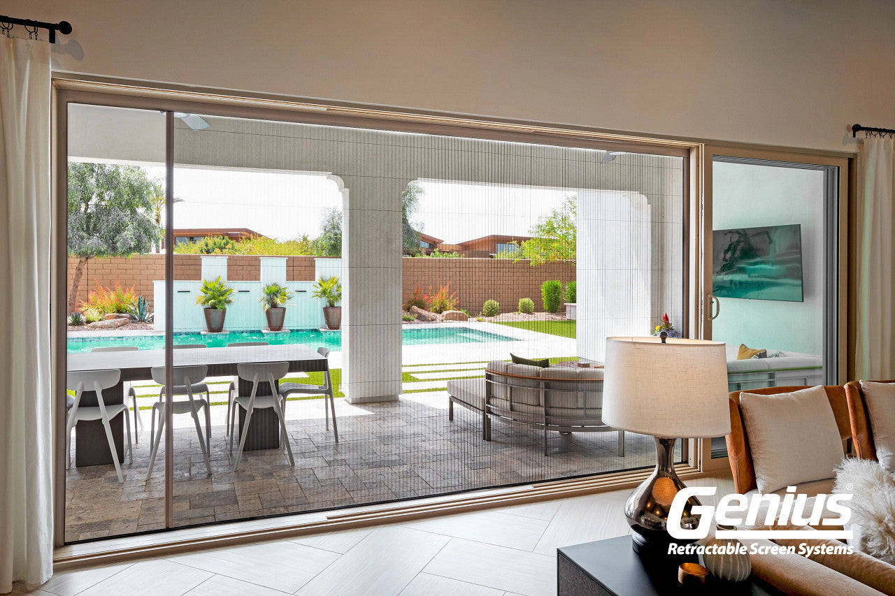 GENIUS® ZIGZAG The Retractable Single Screen Panel – Shade Screen Solutions