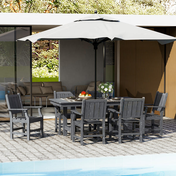 7-Piece Patio Dining Set – Shade Screen Solutions